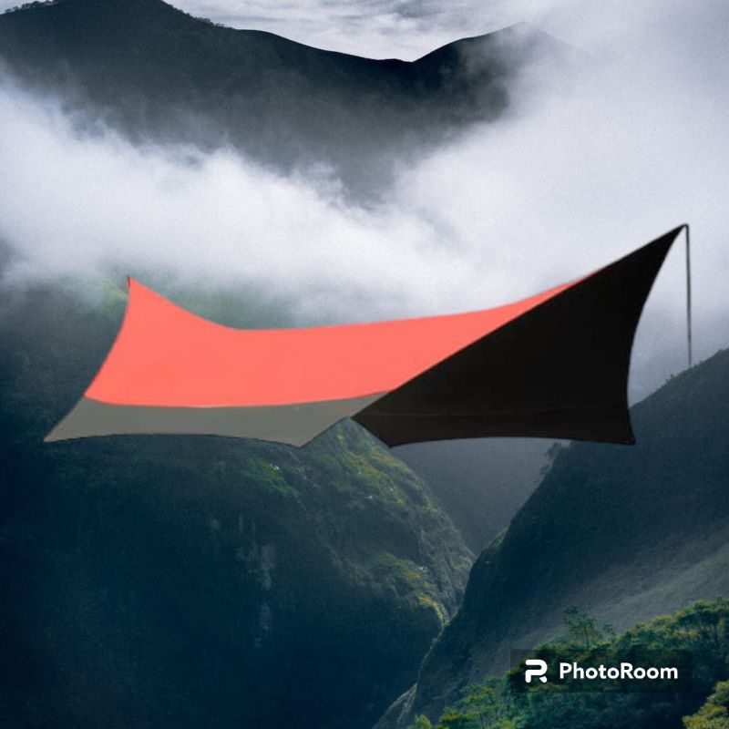 Jual FLYSHEET HEXAGONAL 3X4 METER 2 WARNA - FLYSHEET 3X4 WATERPROOF ...