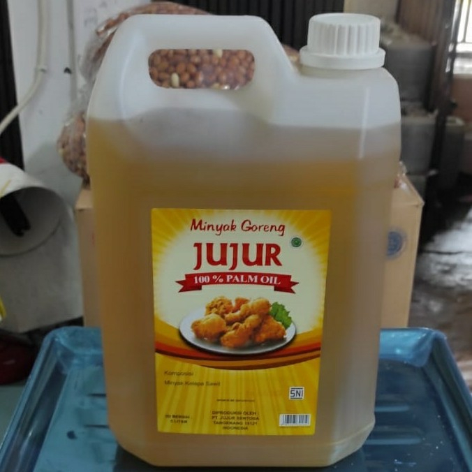 Jual MINYAK GORENG JUJUR UKURAN 5 L (4 Jerigen) 1 DUS | Shopee Indonesia