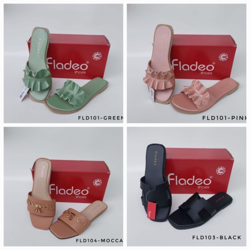 Jual Sendal wanita sendal fladeo sendal teplek | Shopee Indonesia