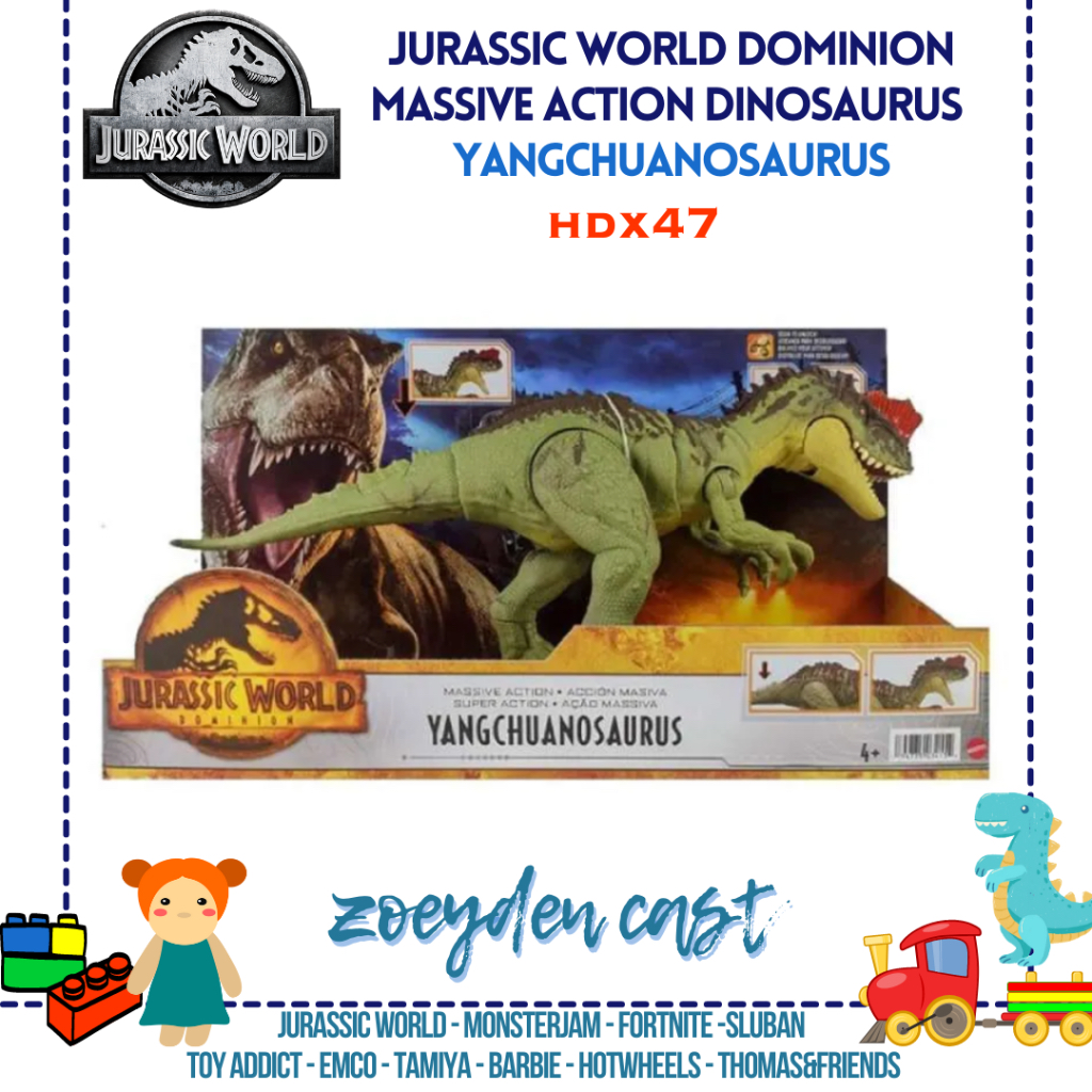 Jual JURASSIC WORLD DOMINION MASSIVE ACTION DINOSAURUS YANGCHANOUSAURUS ...