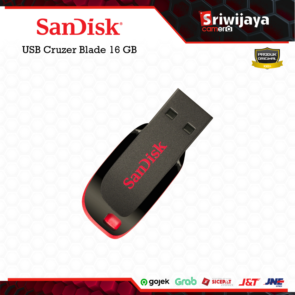 Jual USB Flash Disk SanDisk Cruzer Blade 16 GB | Shopee Indonesia