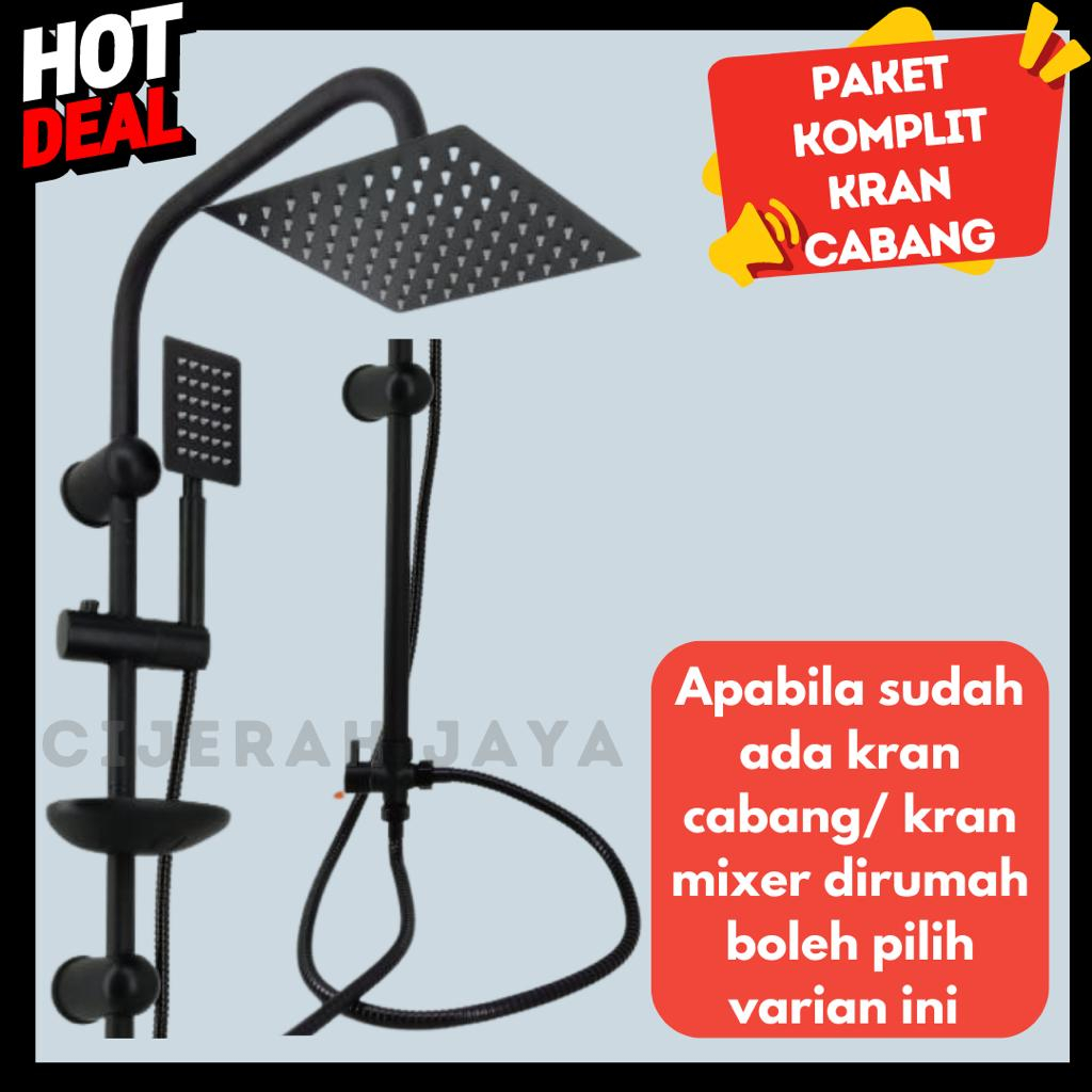 Jual SHOWER TIANG SET AIR DINGIN / SHOWER COLOUMN HAND SHOWER + PANCURAN + KRAN DOUBLE | Shopee ...