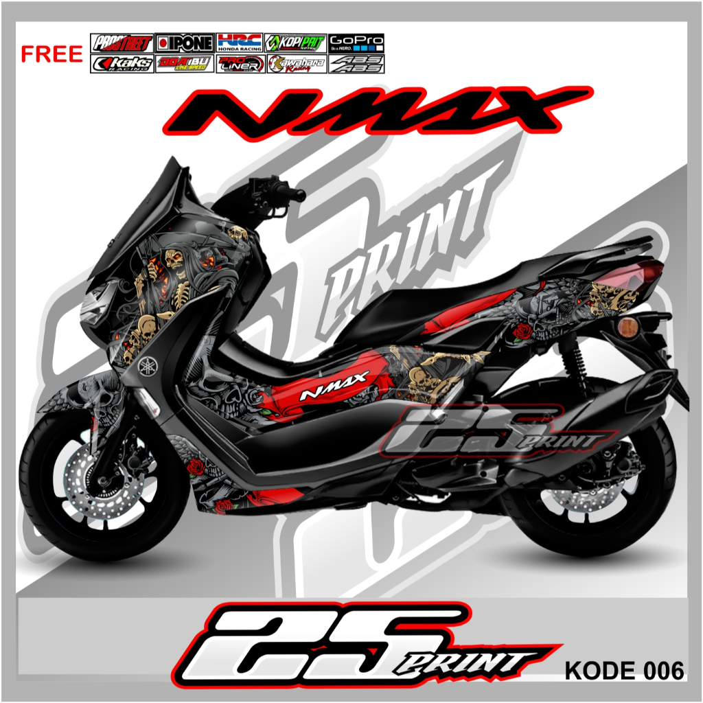Jual STICKER FULL BODY NMAX 2020-2023 KEREN STIKER DECAL NEW YAMAHA ...
