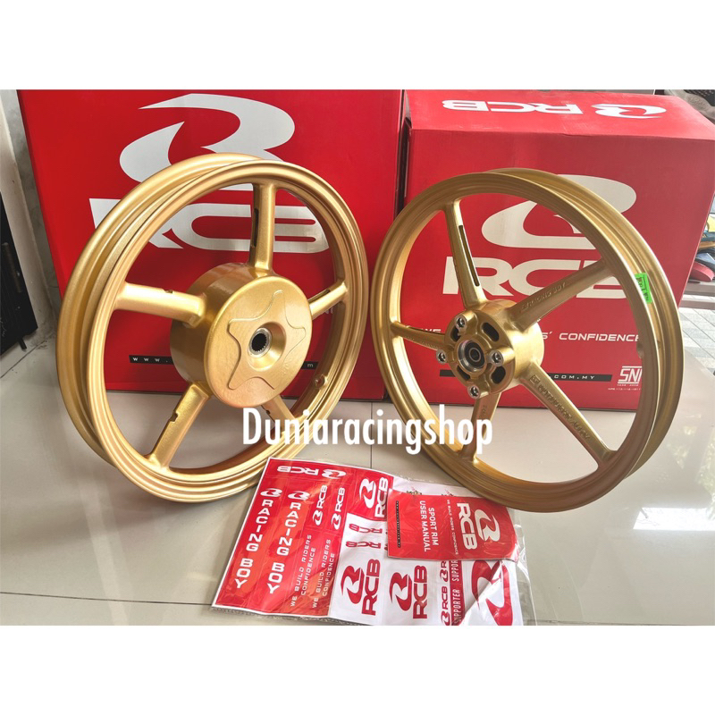 Jual Velg RCB Pelek racing RCB Vario 125 Vario 150 SP522 palang 5 Gold ...