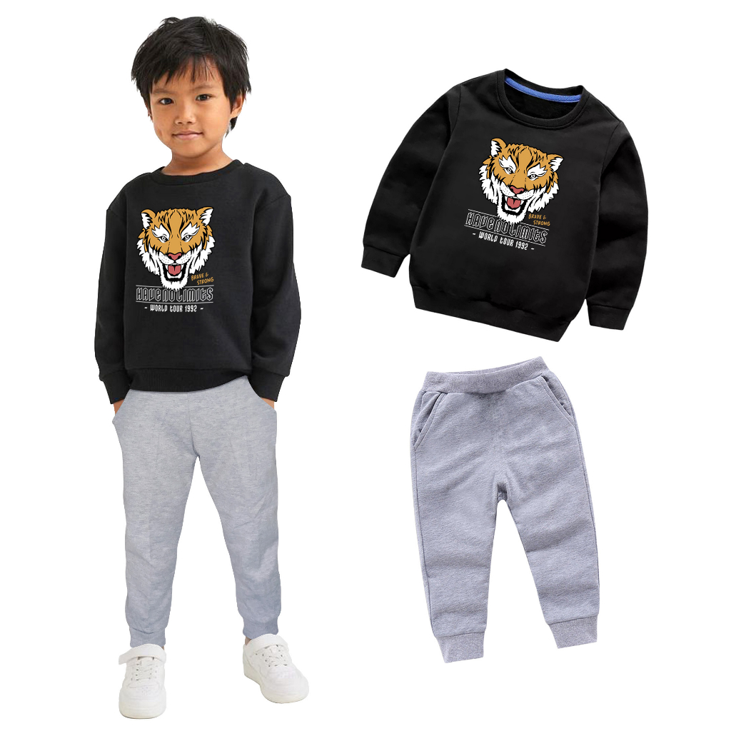 Jual Setelan Jogger Sweater Anak Laki-Laki Bahan Babyterry Model ...