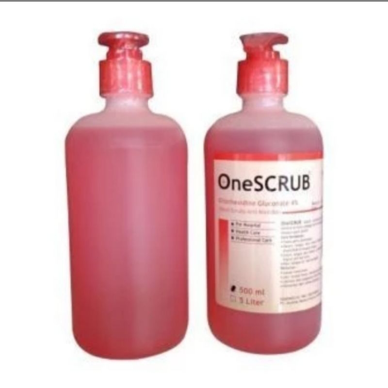 Jual OneScrub onemed 4% hand scrub dispenser 500 ml | Shopee Indonesia