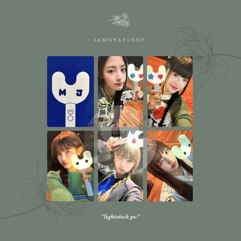 Jual Photocard New Jeans Lightstick Minji Hanni Danielle Haerin Hyein ...