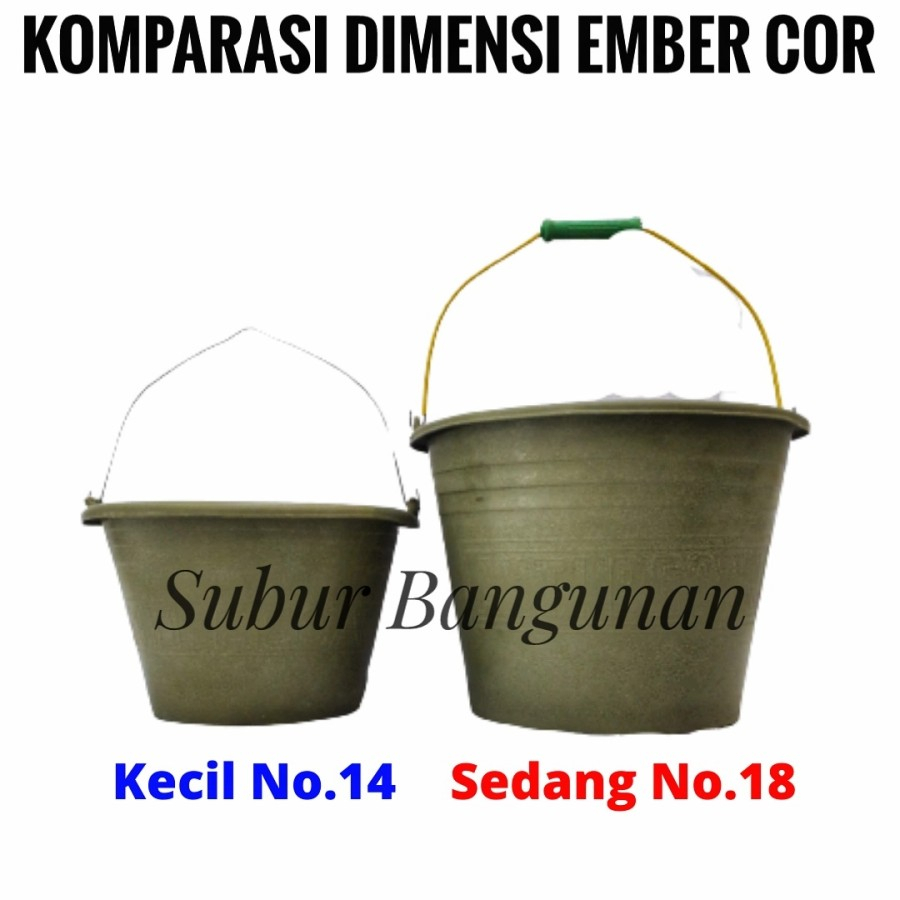 Jual Ember Plastik Anti Pecah Cor / Ember Cor Anti Pecah | Shopee Indonesia