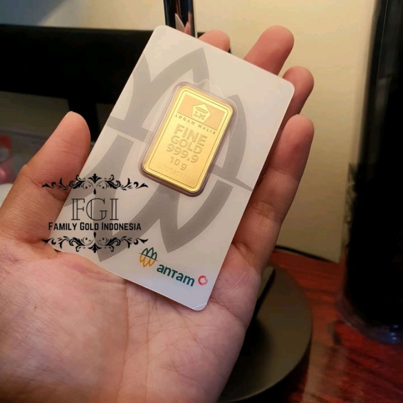 Jual Emas ANTAM Logam Mulia Certicard - 10 gr Free dompet emas | Shopee ...
