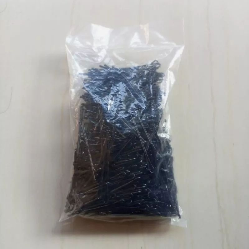 Jual Auffa acc Jepit Lidi Hitam /Jepit Hitam 1Pak /Jepit Sanggul Hitam ...