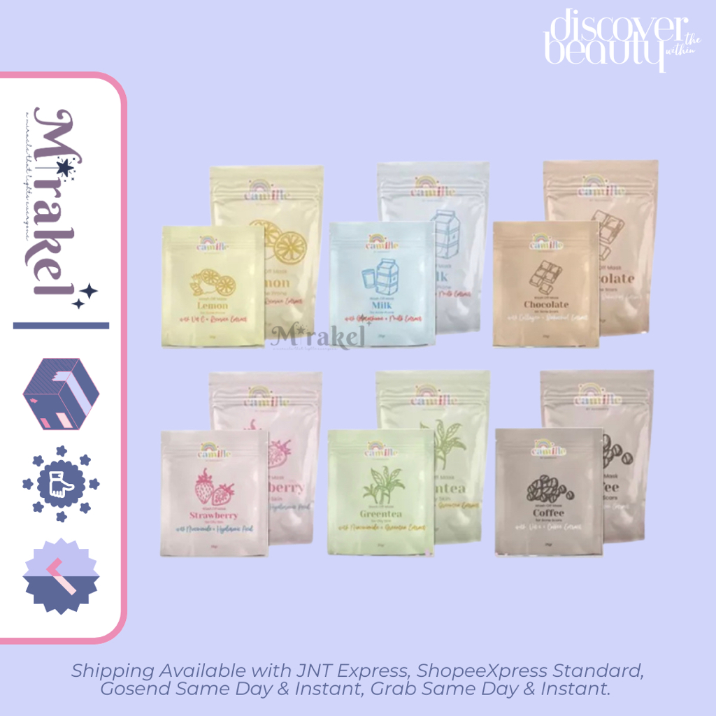 Jual Camille Beaute Wash Off Mask All Varian 25gr | 65gr | Shopee Indonesia