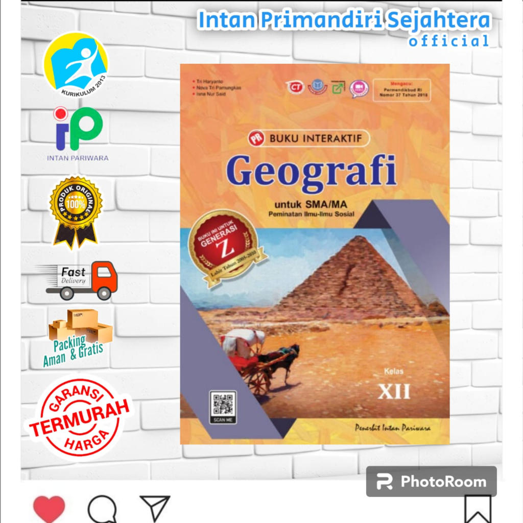 Jual PROMO !!! BUKU PR INTERAKTIF SMA/MA : GEOGRAFI KELAS 12 SEMESTER 1 & 2 terbaru 2023/2024 ...
