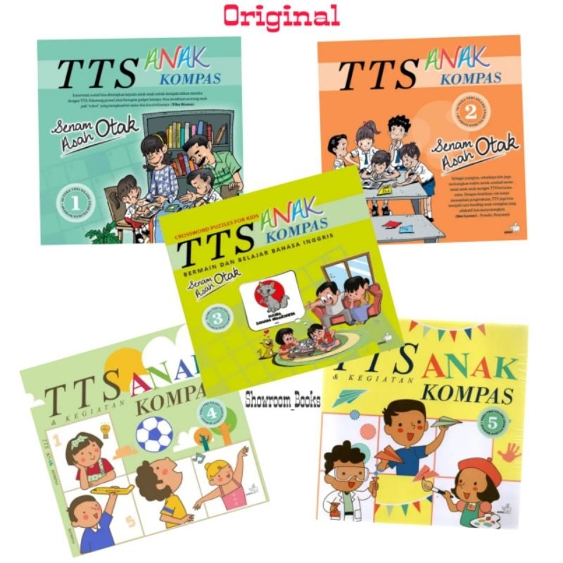 Jual Buku Tts Teka teki Silang Anak & Kegiatan Kompas Jilid 1 2 3 4 5 ...