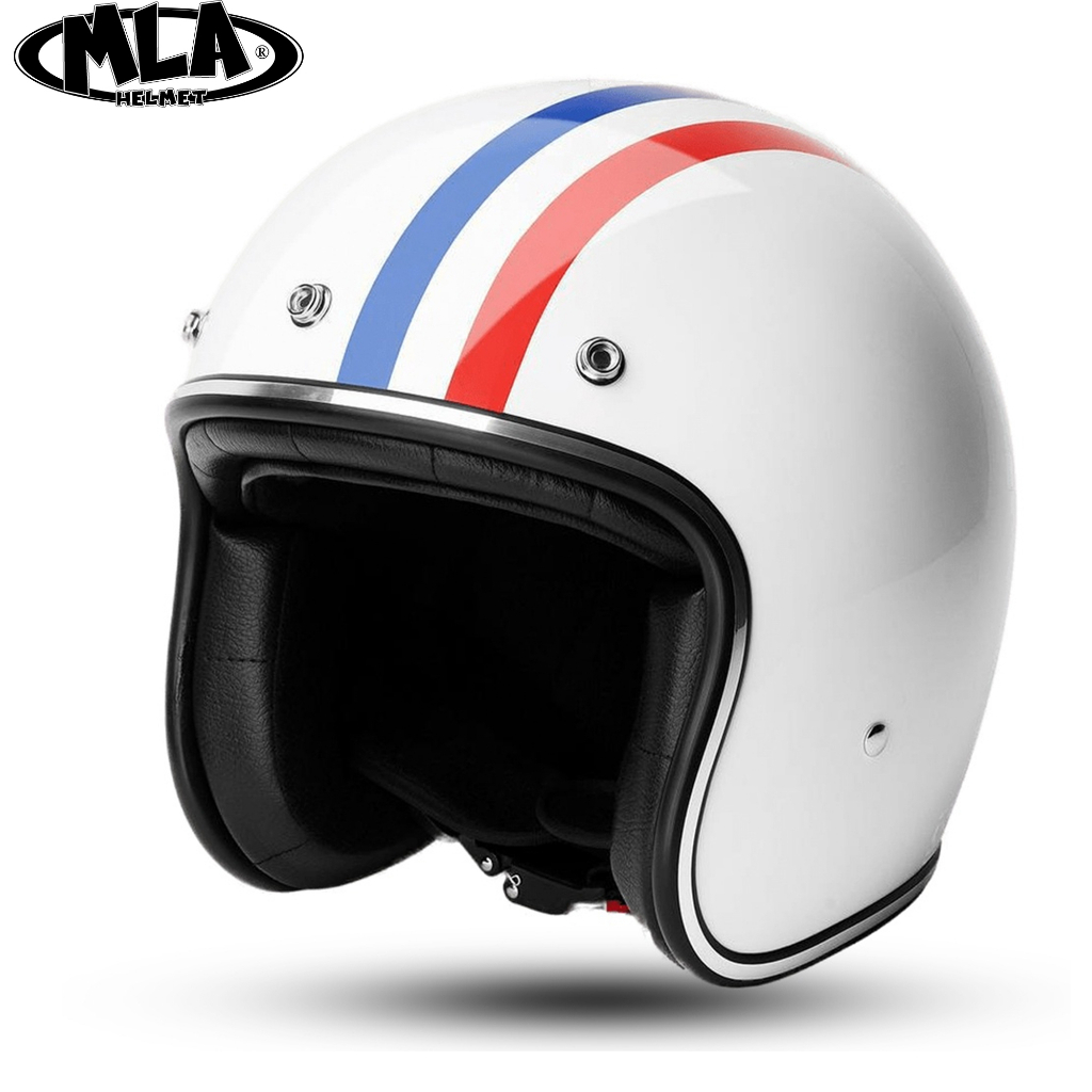 Jual Helm Bogo Retro KBS / HANSAMU II WHITE / Helm PREMIUM Untuk Pria ...