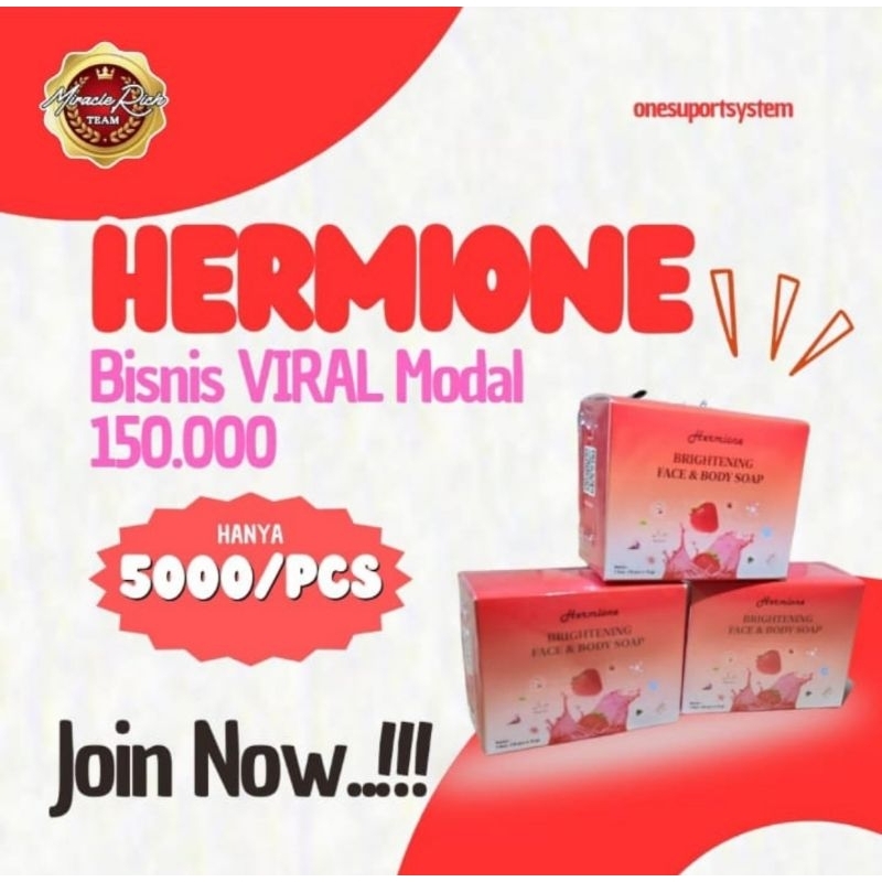 Jual SABUN HERMIONE 1BOX/SABUN PEMBERSIH WAJAH/BADAN 100% ORI | Shopee ...