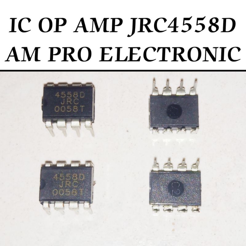 Jual IC JRC4558D Dual Op Amps JRC4558 NJM4558D 4558D JRC 4558 D | Shopee Indonesia