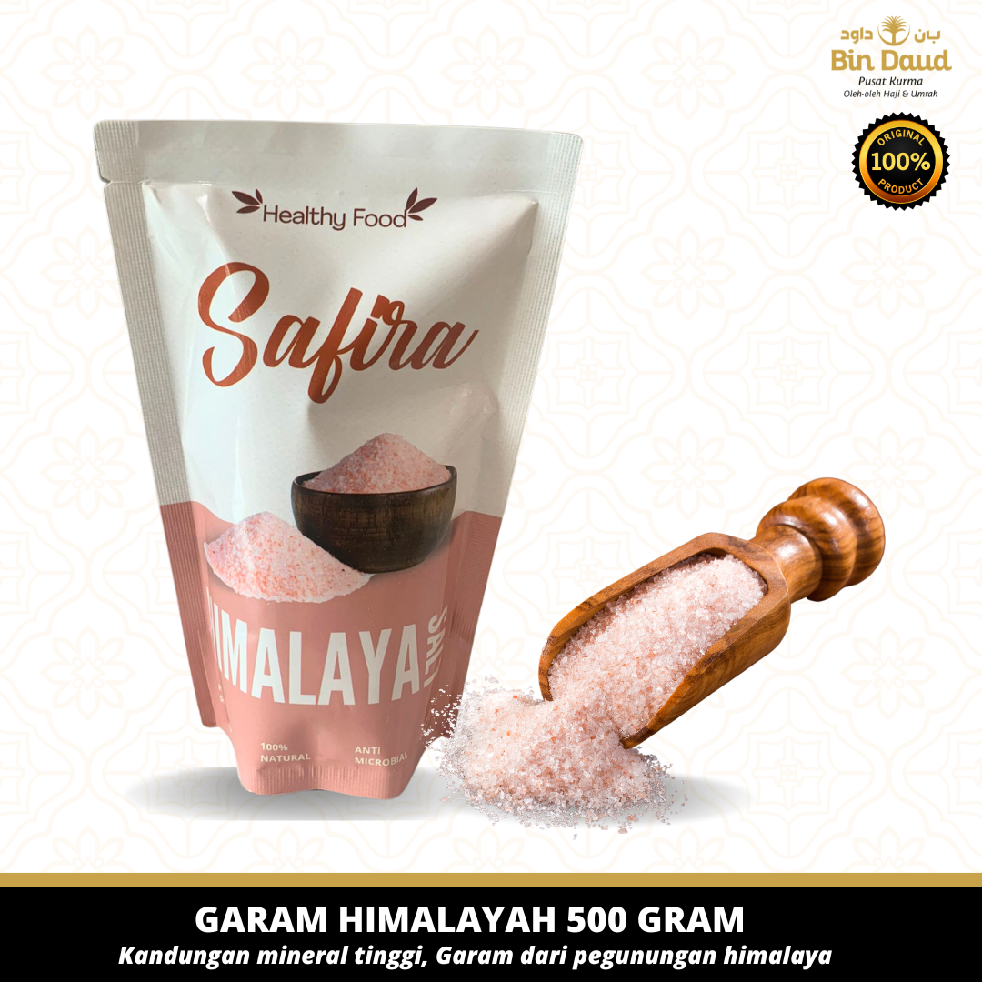 Jual Garam Himalaya 500gr Pink Salt Original Premium SAFIRA HEALTY FOOD ...