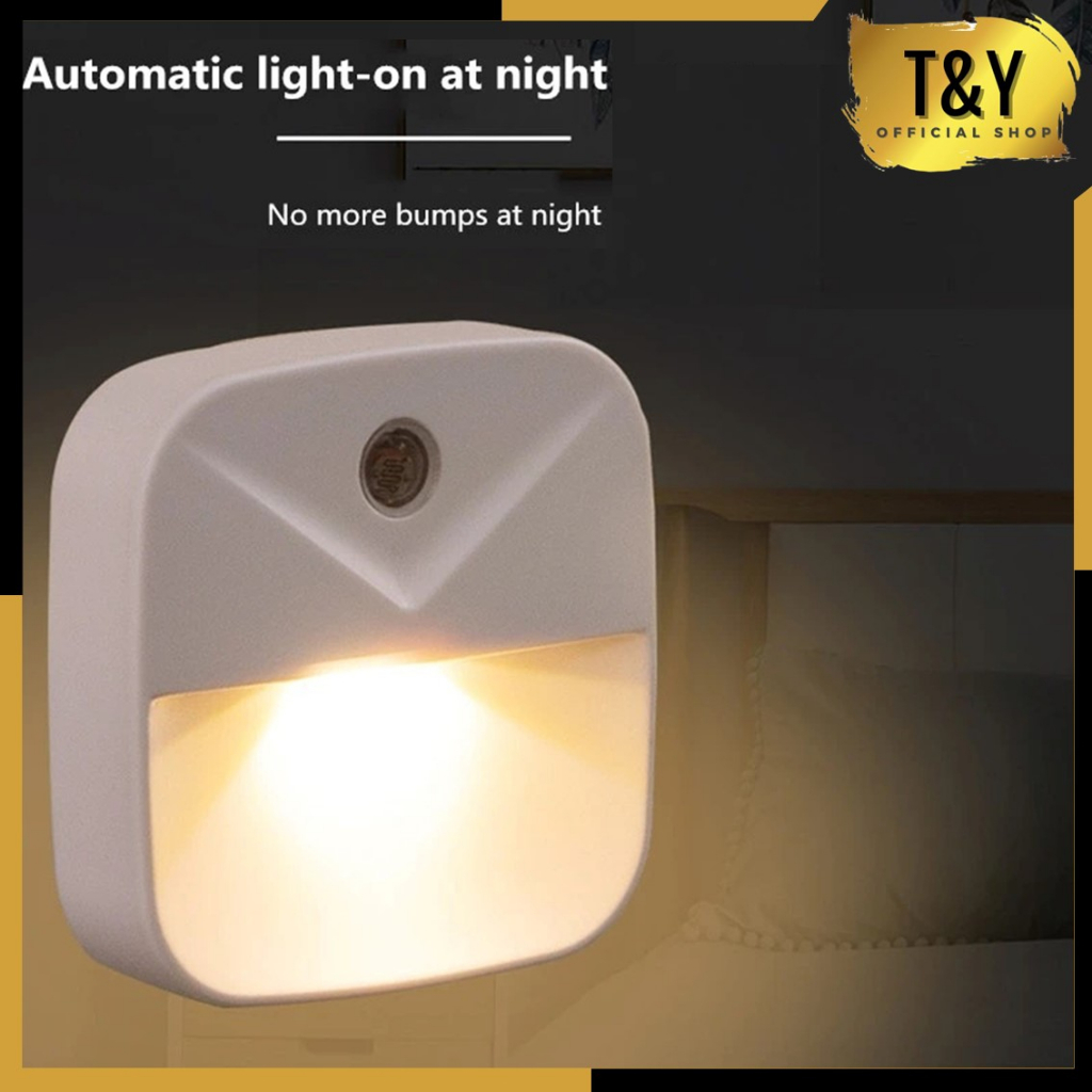 Jual T&Y Lampu Tidur LED Model Tabung Persegi Sensor Otomatis Night ...