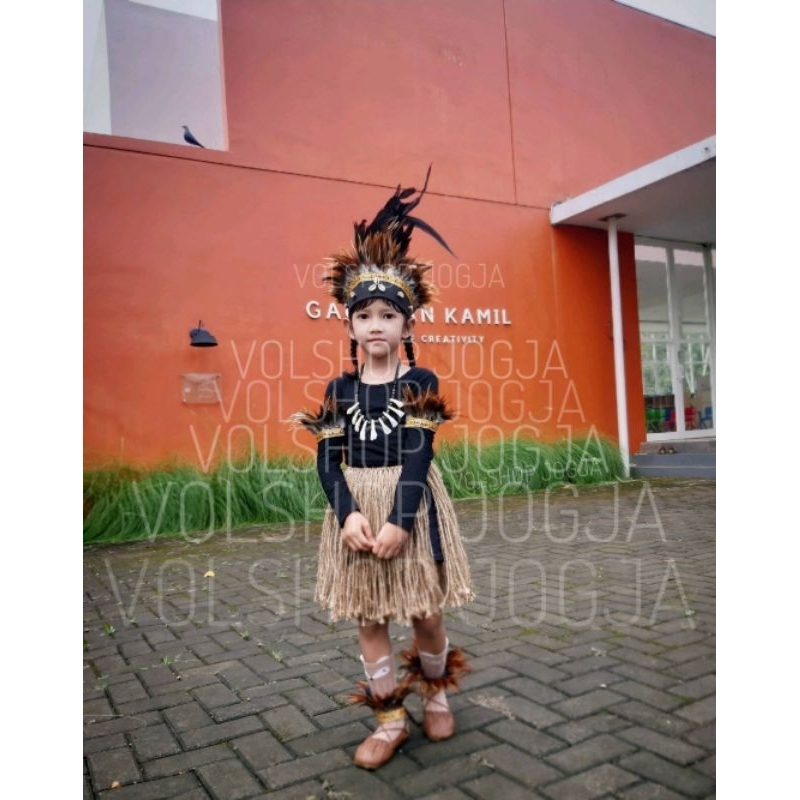 Jual RUMBAI ROK GONI UNTUK AKSESORIS PAKAIAN ADAT PAPUA DAYAK ANAK ...