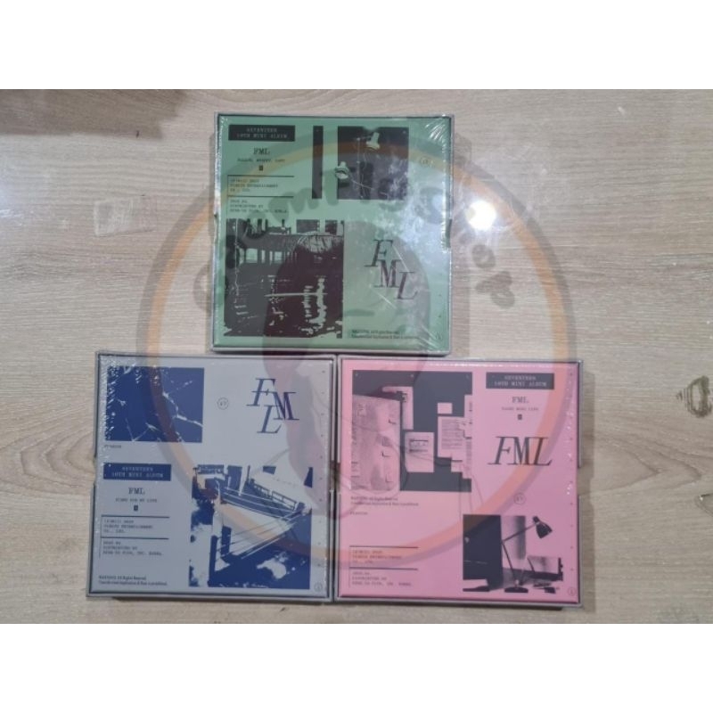 Jual Ready stock ALBUM FML F*CK MY LIFE SEALED , PHOTOBOOK , CARAT VERSION Pob weverse , Lucky ...