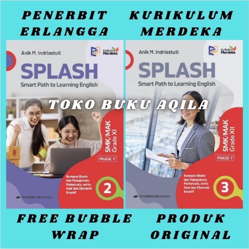 Jual Buku SPLASH English Bisnis Kelas 11 12 / 2 3 SMK Erlangga ...