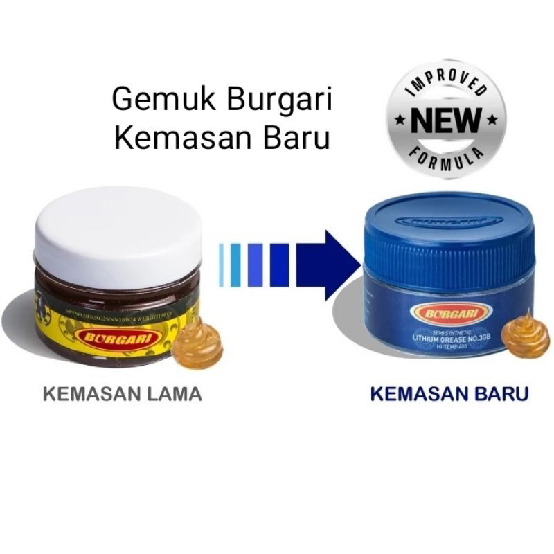 Jual GROSIR MIN 10 GREASE LITIUM LITHIUM / MINYAK GEMUK MERK BURGARI ...