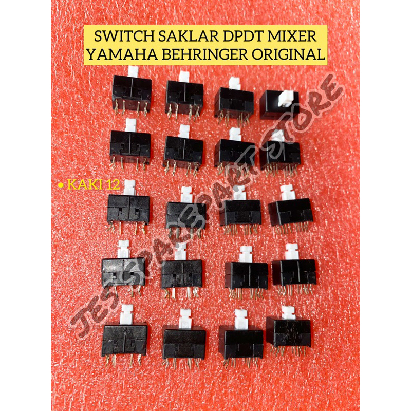 Jual SWITCH SAKLAR DPDT MIXER YAMAHA BEHRINGER KAKI 12 ORIGINAL ...
