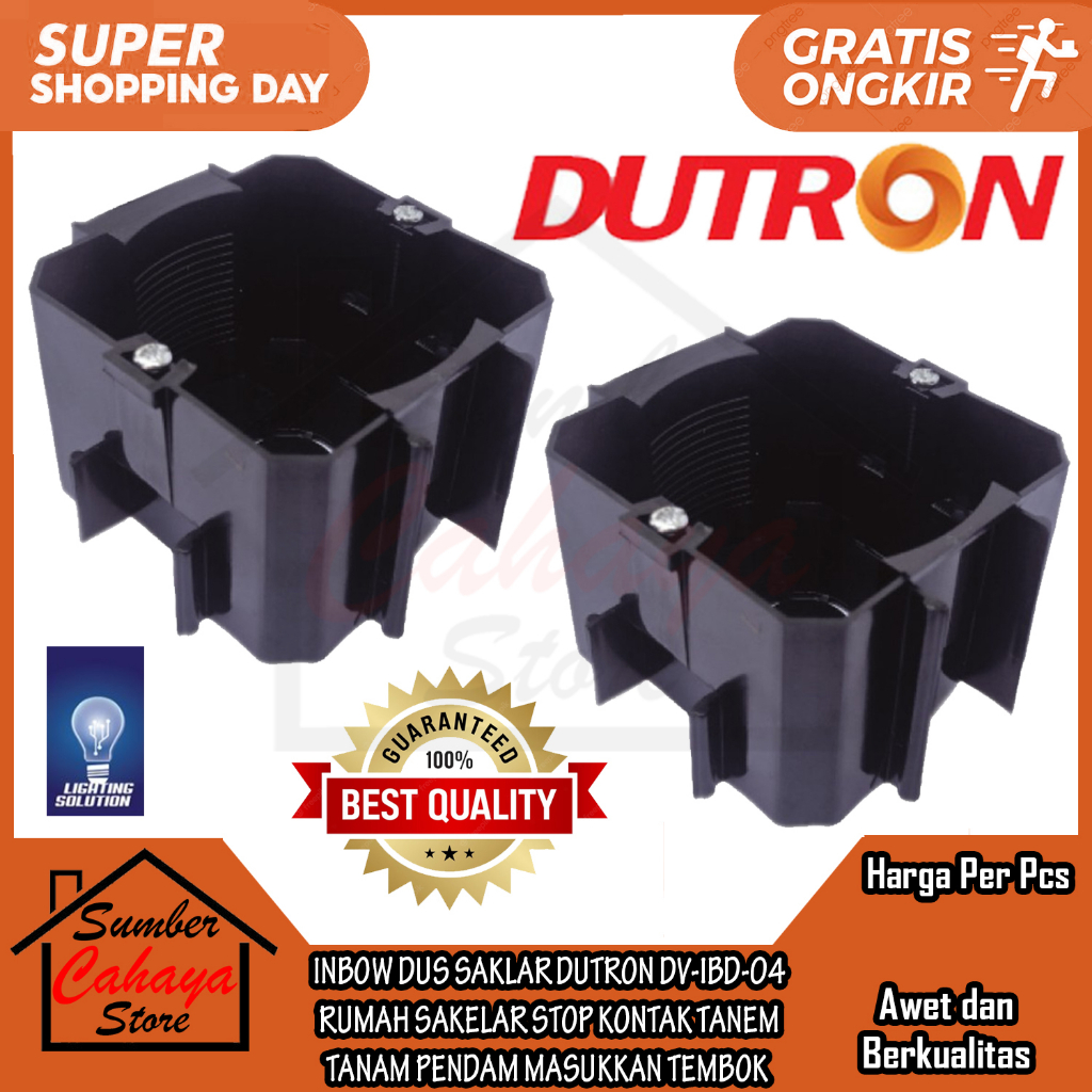 Jual SAKLAR DUTRON DV-IBD-04 INBOWDUS TUTUP PENGAMAN RUMAH SAKELAR STOP KONTAK TANEM TANAM ...