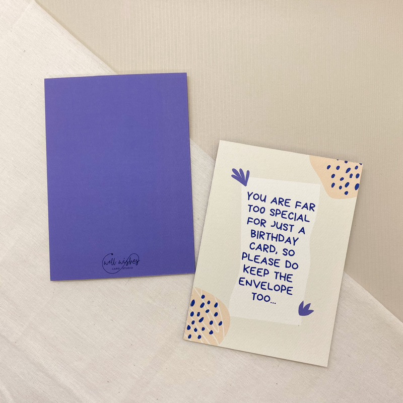 Jual 042 - KARTU UCAPAN GREETING CARD DESIGN UNIK LUCU TERMASUK AMPLOP ...