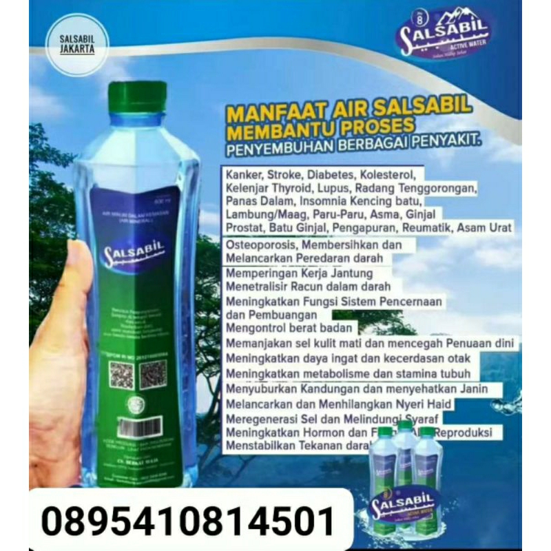 Jual Air Salsabil organik water mineral harga perbotol | Shopee Indonesia