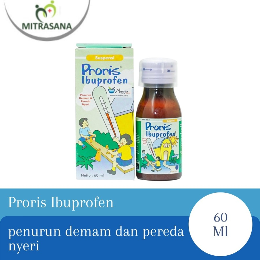 Jual Proris Susp Rasa Jeruk 60 Ml - menurunkan demam, serta sakit ...