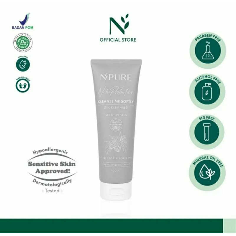 Jual NPURE NONI PROBIOTICS CLEANSE ME SOFTLY GEL CLEANSER / N'PURE NONI ...