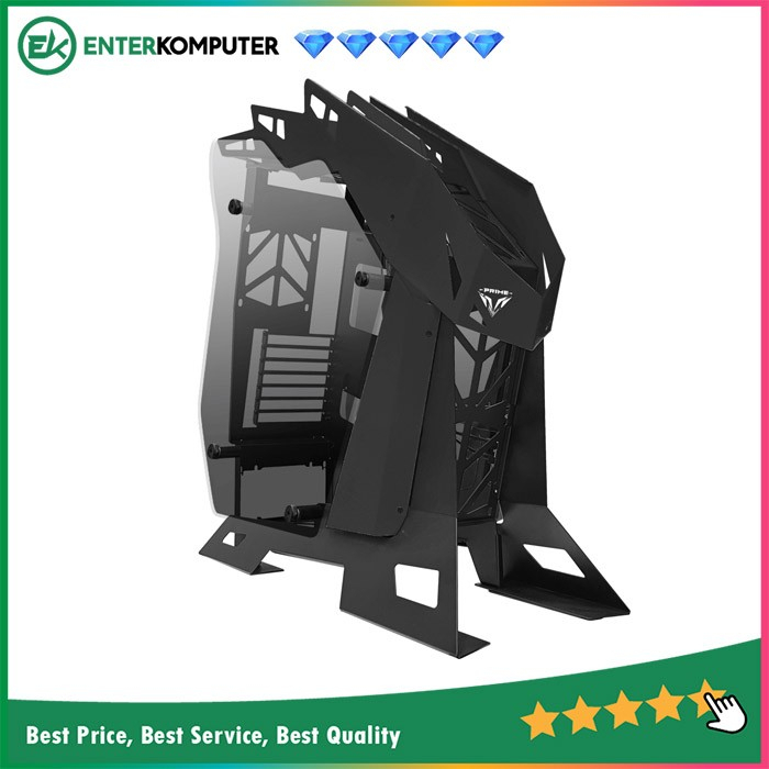 Jual PRIME R R BLACK ALUMUNIUM GAMING CASE TEMPERED GLASS - Casing PC ...