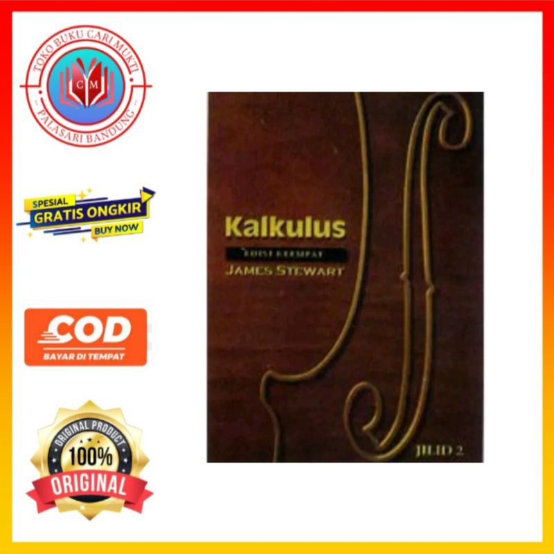 Jual Erlangga Buku Kalkulus Jilid 2 Edisi 4 James Stewart Buku Buku ...