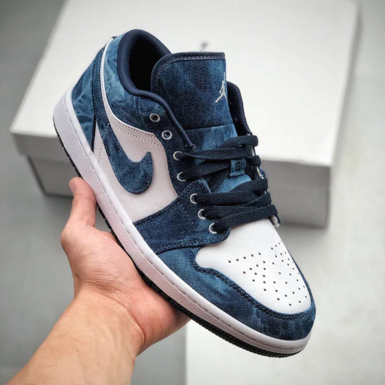Jual SEPATU NIKE AIR JORDAN 1 LOW WASHED DENIM BLUE ORIGINAL VIETNAM ...