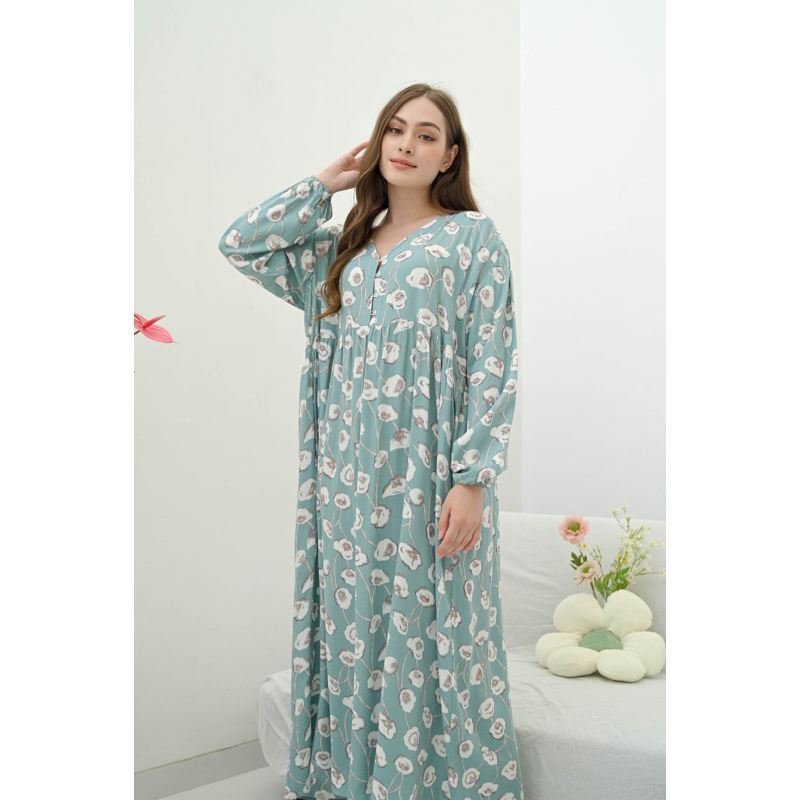 Jual HAIMA - ZARA Long Dress ( daster - gamis - daster panjang rayon ...