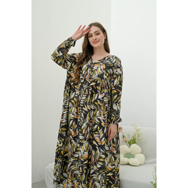 Jual HAIMA - ZARA Long Dress ( daster - gamis - daster panjang rayon ...