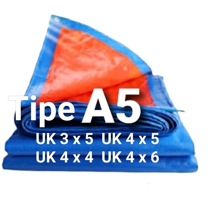 Jual Terpal Plastik Tipe A5 Korea Original Ukuran 4x6 4x5 4x4 3x5 ...