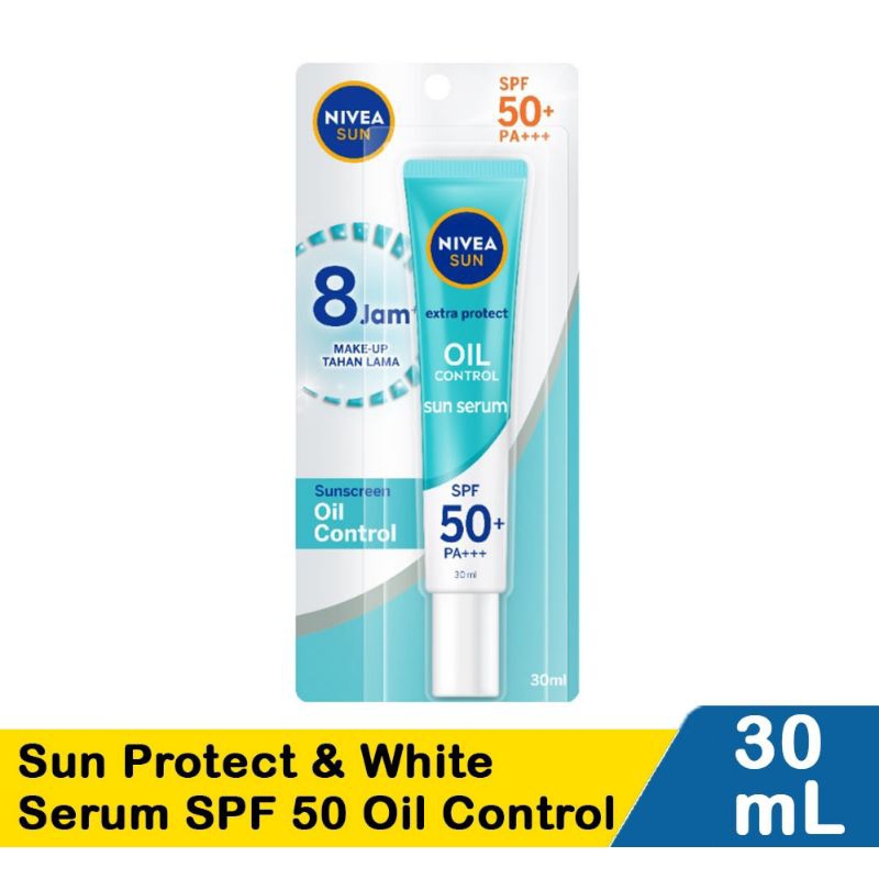Jual Sun Nivea Sun Face Protection Serum Spf 50+ Pa +++ - Oil Control Serum | Shopee Indonesia