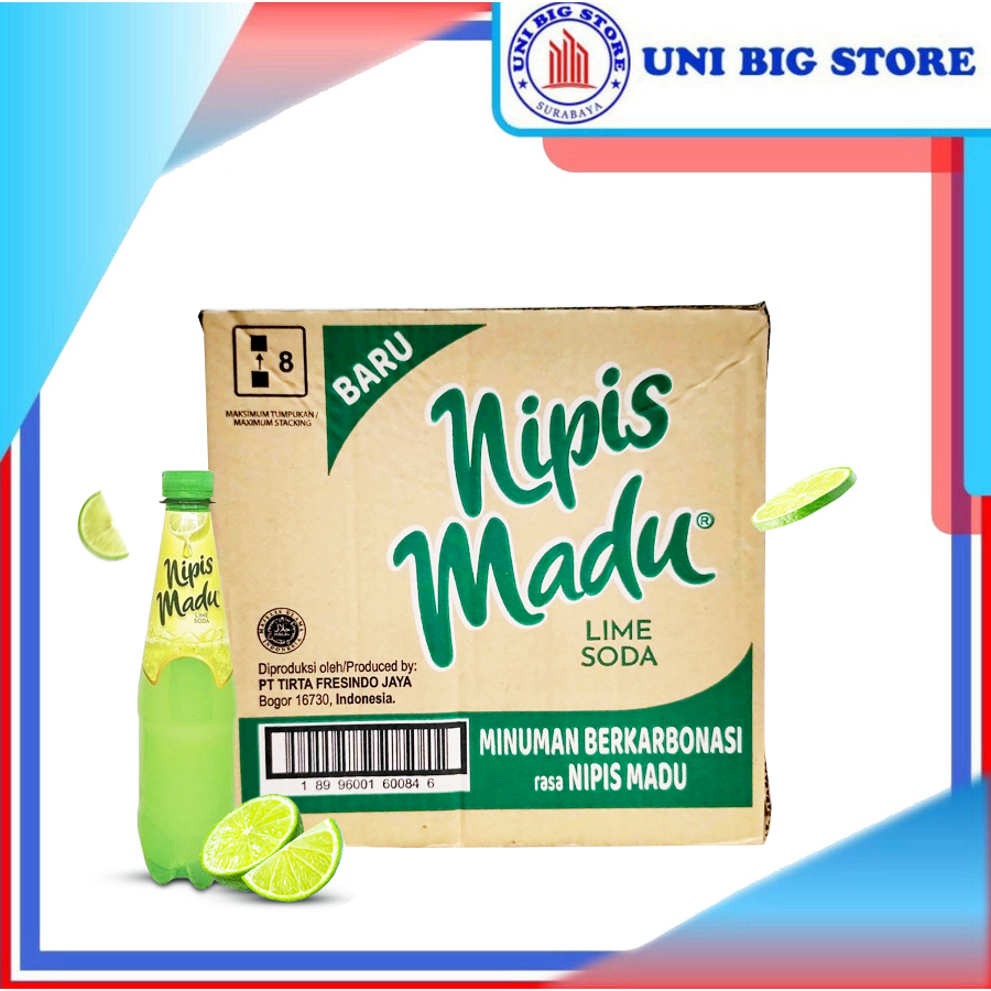 Jual Nipis Madu Lime Honey Soda 330 ml x 12 Botol DUS | Shopee Indonesia