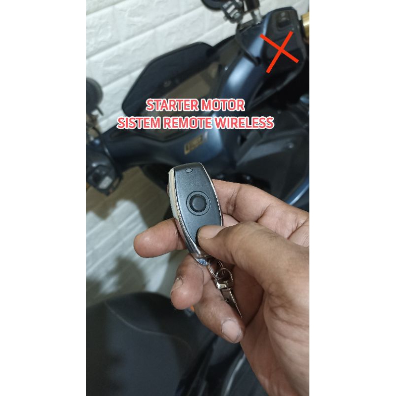 Jual REMOTE STARTER MOTOR PLUS AUTO ALARM | Shopee Indonesia