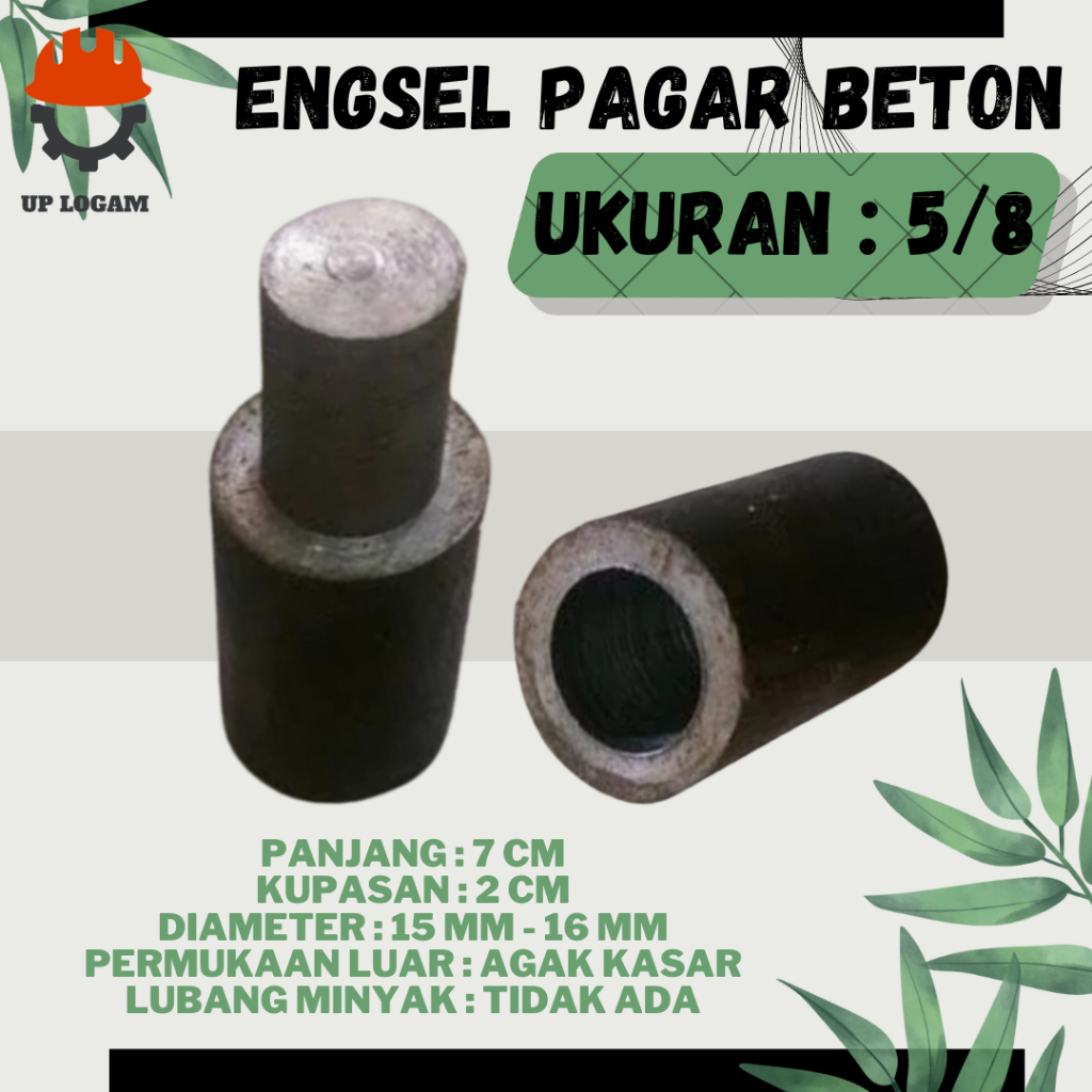 Jual Engsel bubut pagar besi beton berbagai ukuran | Shopee Indonesia