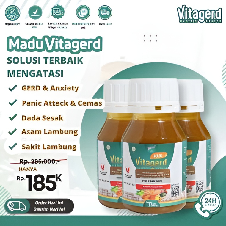 Jual Madu Vitagerd - Herbal Obat GERD dan Asam Lambung Maag Kronis ...