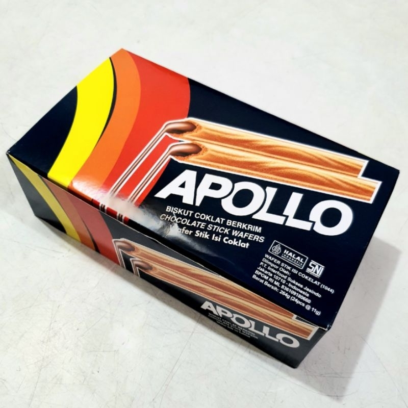Jual Apollo Chocolate Stick Wafers 24 pcs | Shopee Indonesia