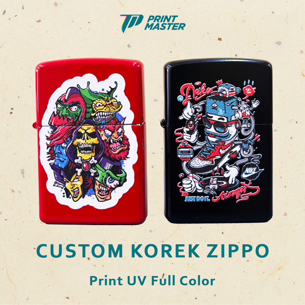 Jual Custom Korek Api / Lighter Cetak Print UV Design Bebas | Shopee ...