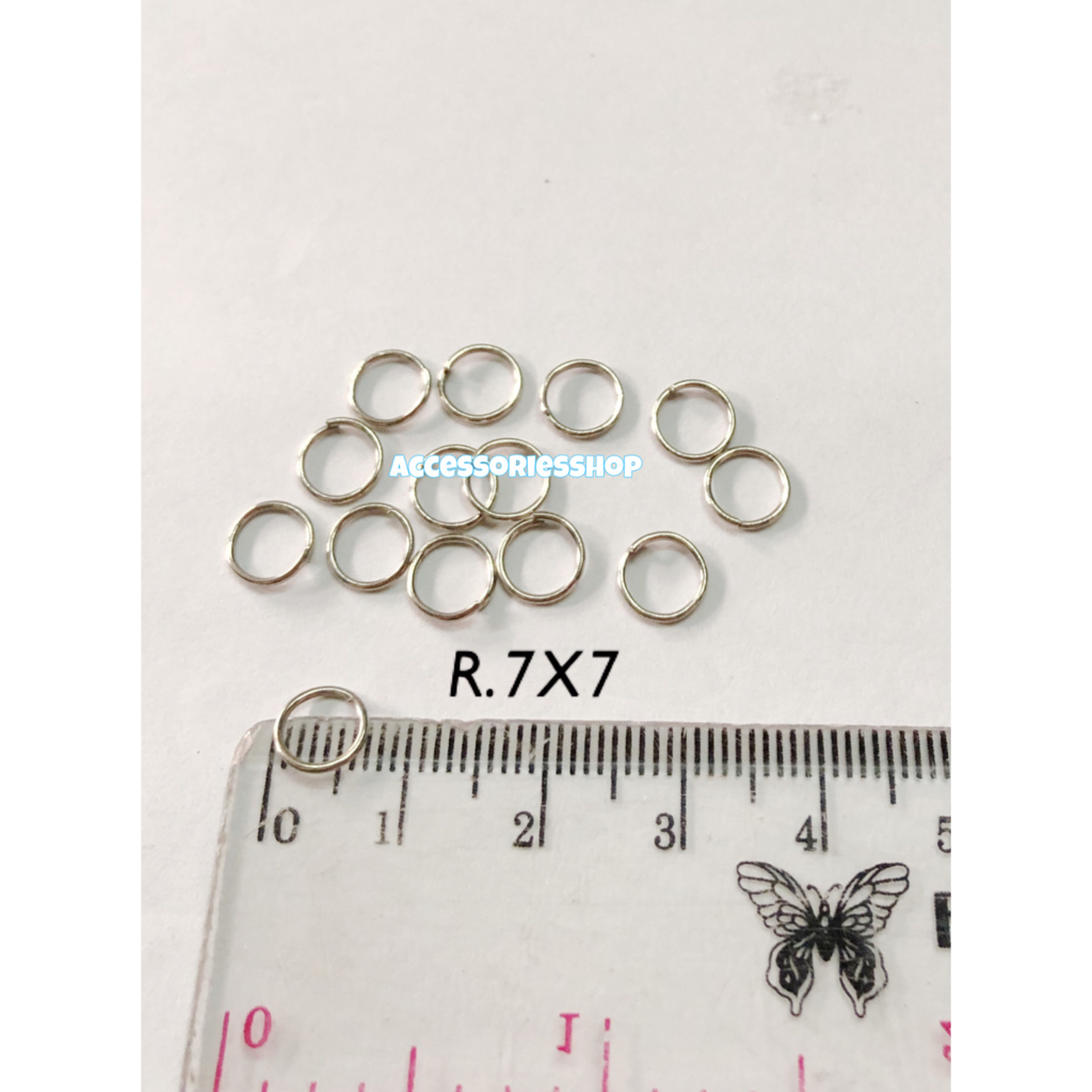 Jual Ring bulat/ring O ukuran 4mm,5mm & 8mm nikel bahan craft diy ...