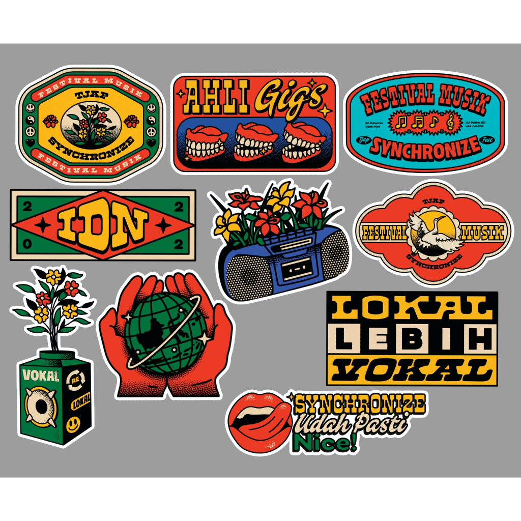Jual Sticker Synchronize Festival | Stiker Konser | Sticker Brand ...