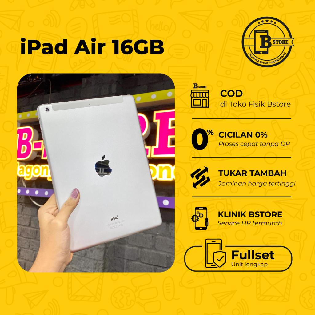Jual iPad AIR 1 16 GB - WIFI ONLY - TAB TABLET - COD Semarang | Shopee ...