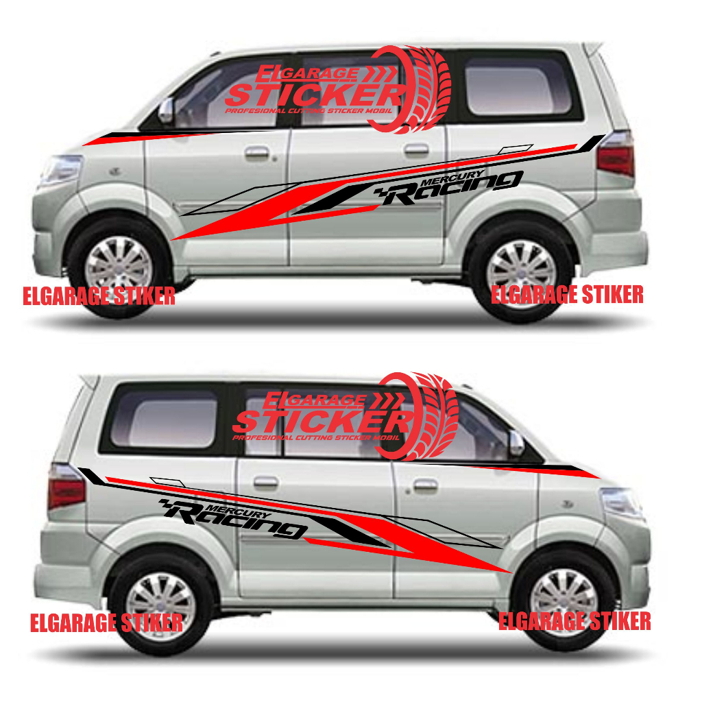 Jual STIKER MOBIL SUZUKI APV CUTTING STIKER BODY SAMPING VARIASI MOBIL ...