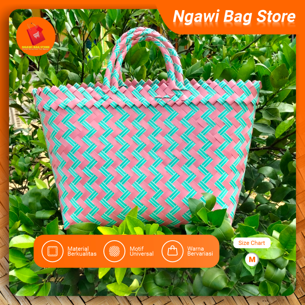 Jual tas anyaman plastik tas tas hajatan tas anyaman motif tas jinjing ...